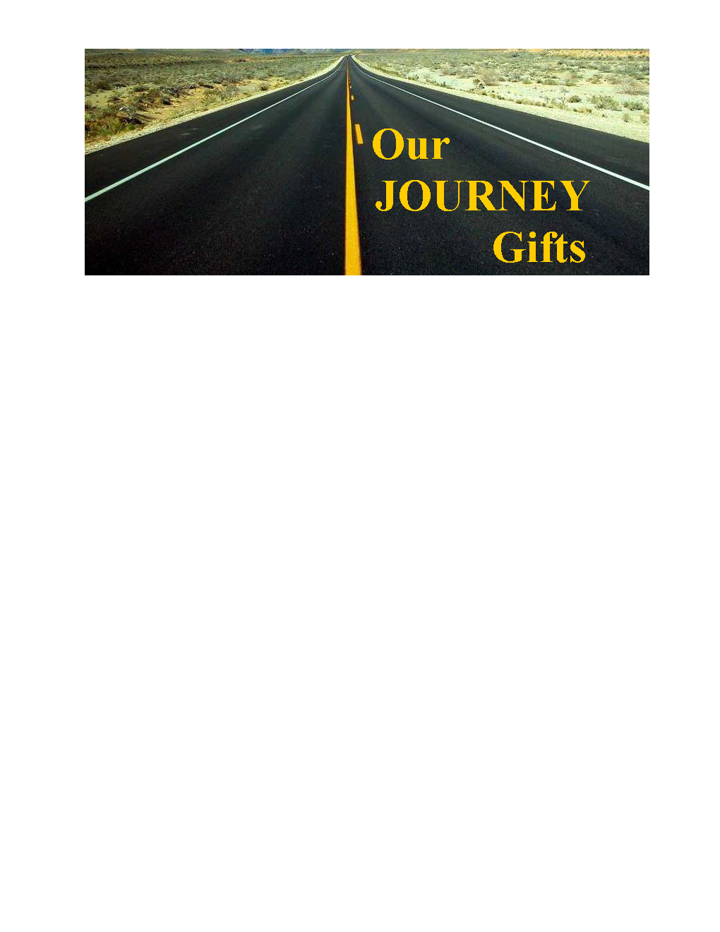 Our Journey Gifts
